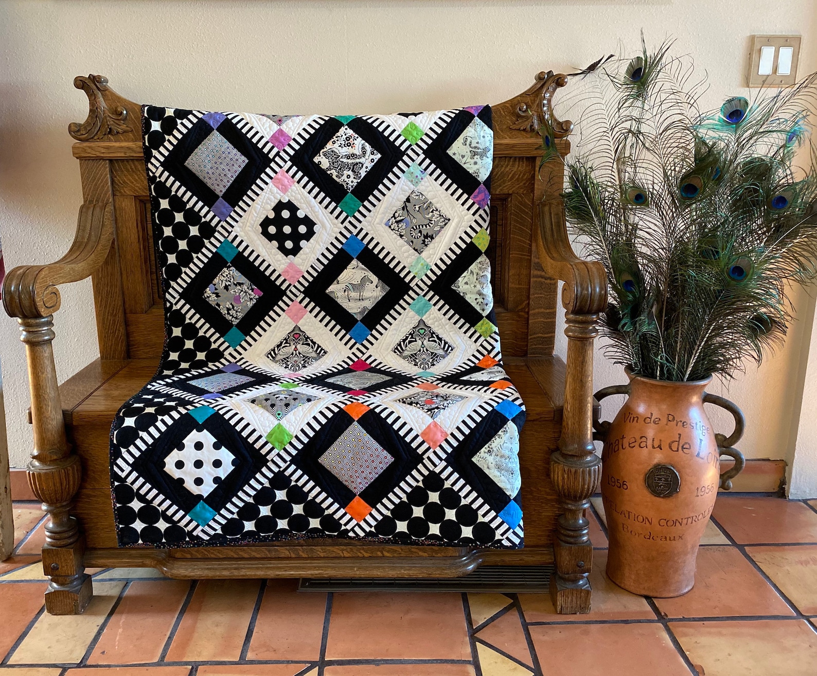 Modern Quilt Pattern PDF featuring Linework by Tula Pink | Etsy