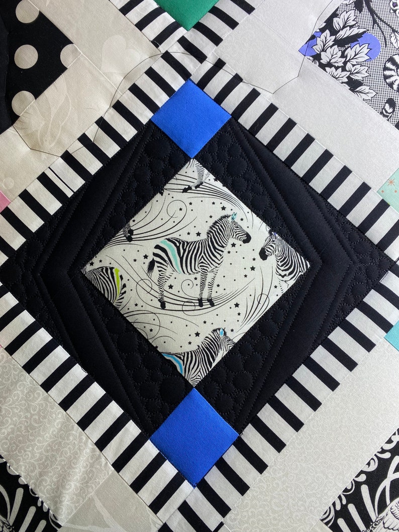 Modern Quilt Pattern PDF Featuring Linework by Tula Pink - Etsy Canada