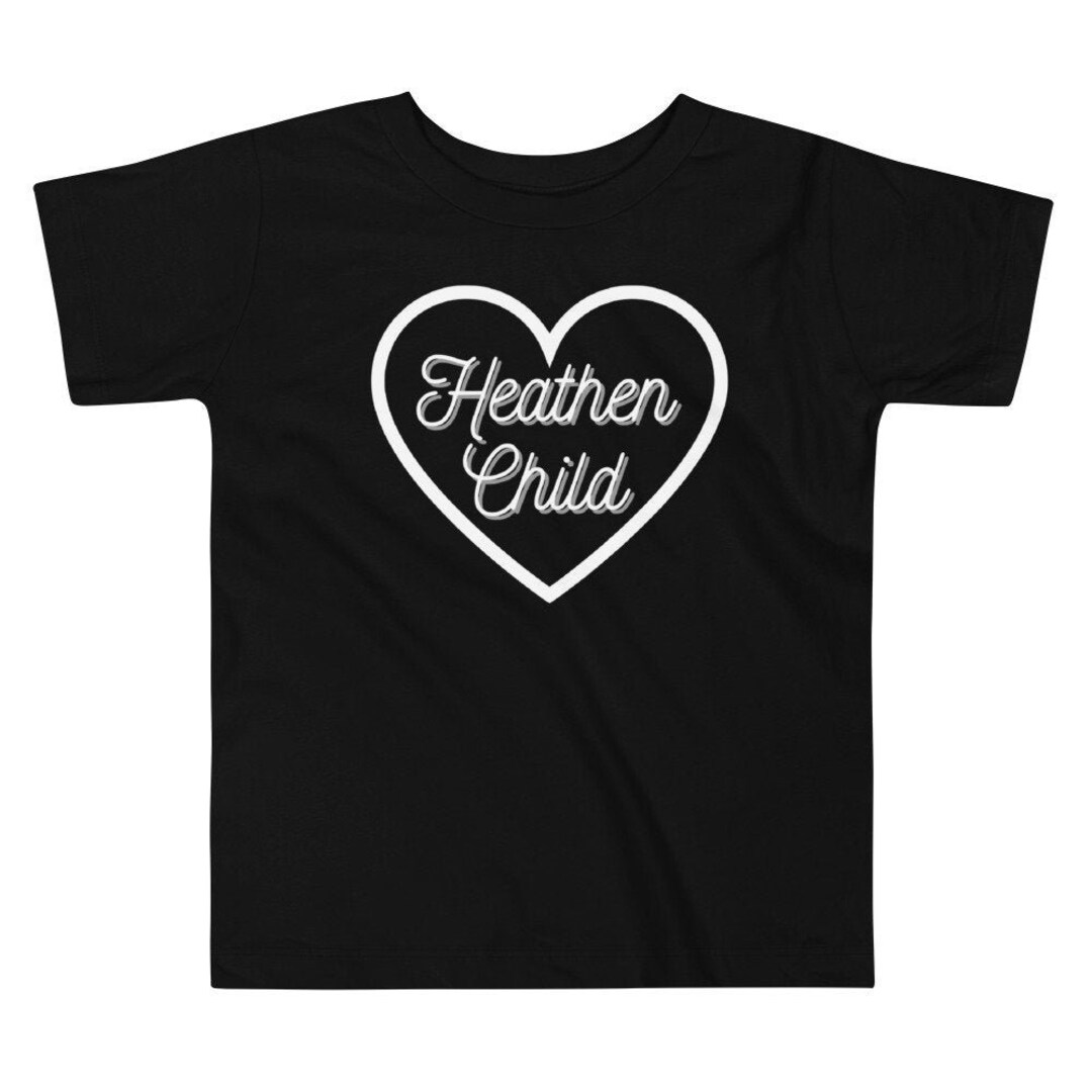 Heathen Child Little Kid Toddler Short Sleeve Tee Black - Etsy