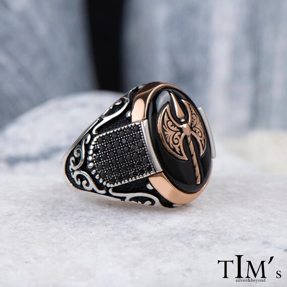 Antique Silver Men's Ring Vintage Rings For Men Ring | Etsy