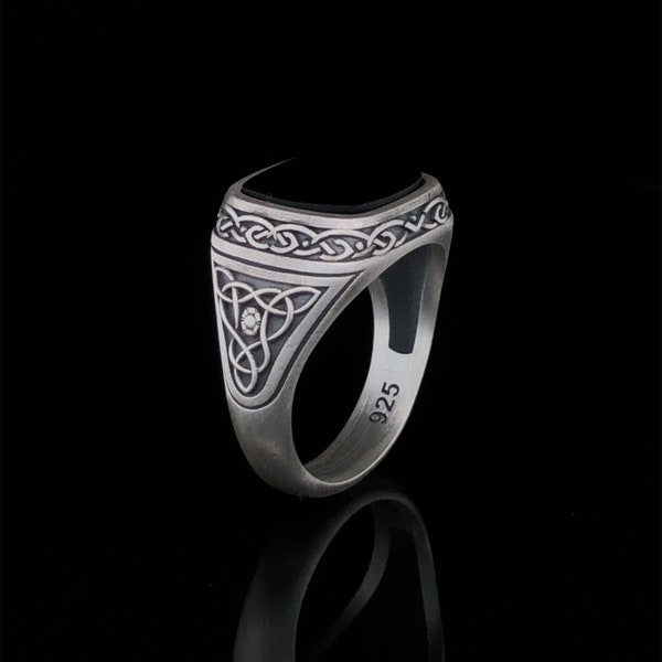 Silver Celtic Ring - Etsy