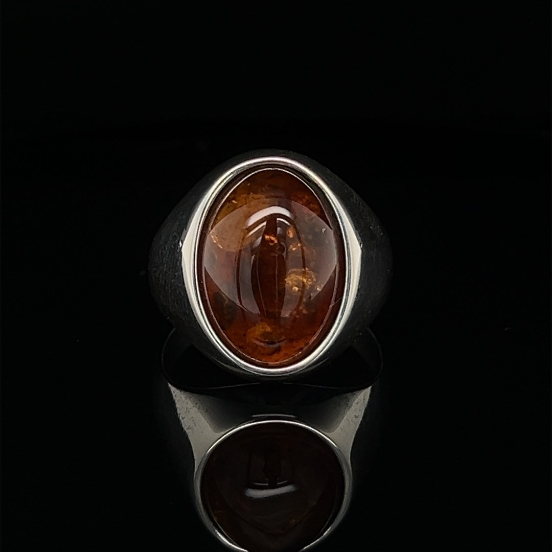 Unique Amber Gemstone Ring, Perfect for Weddings and Engagements - Etsy