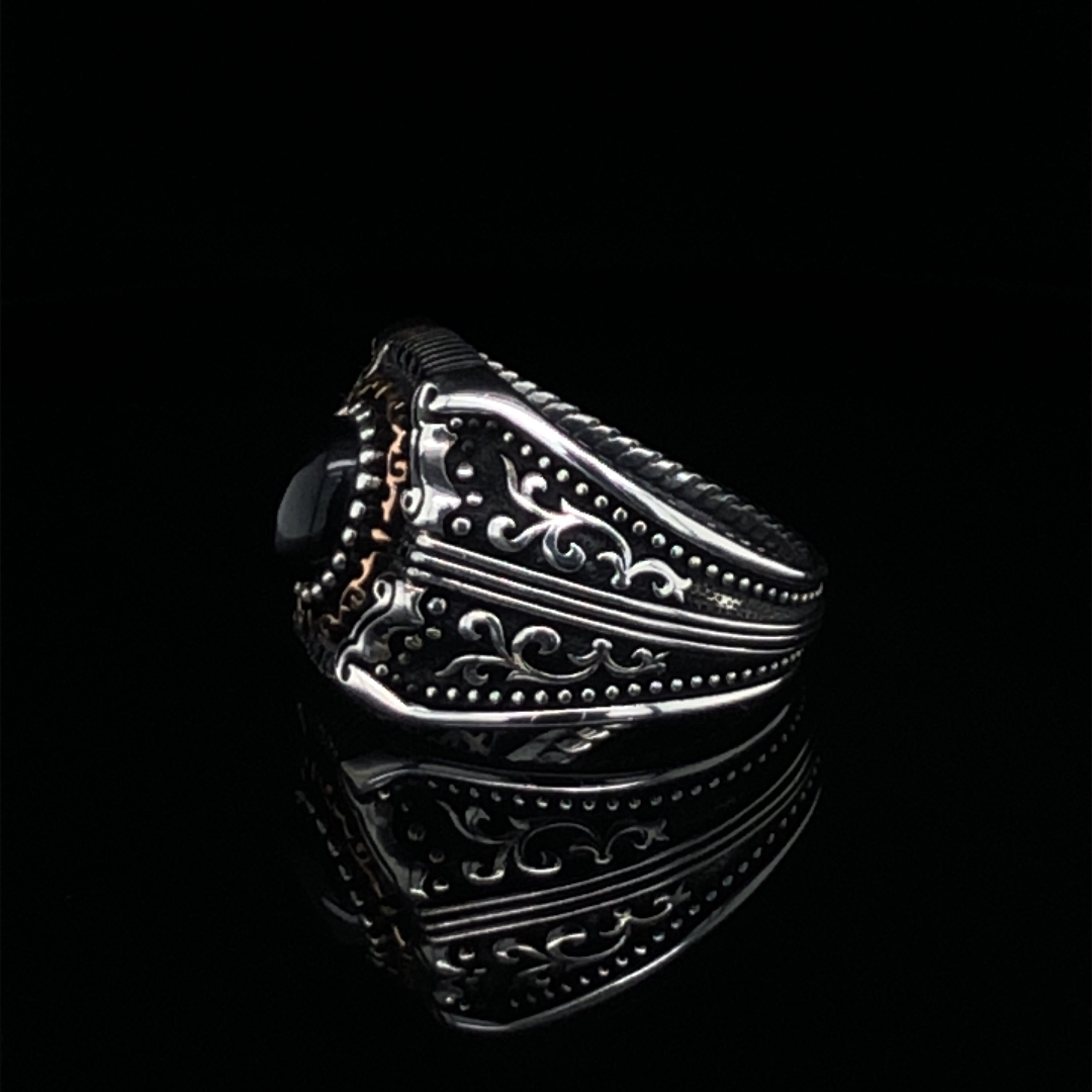 Men's Authentic Design Ring December Birthstone Ring | Etsy