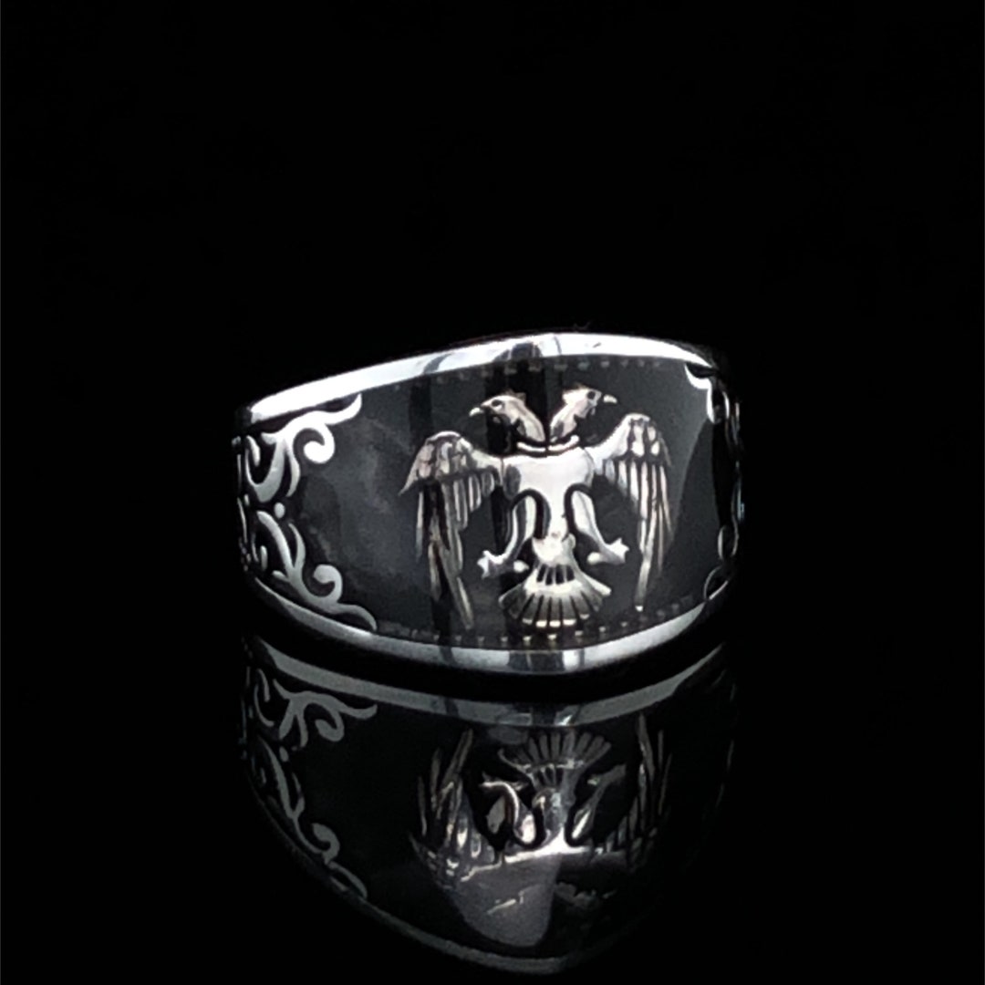 Men's Exclusive Eagle Ring, Animal Jewelry American Symbol Silver ...