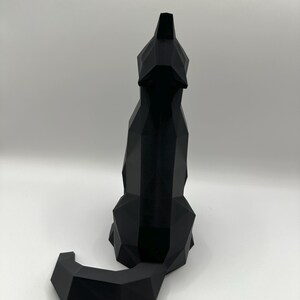 3d-printed Low-polygon Wolf Sculpture – Geometric Modern Decor - Etsy