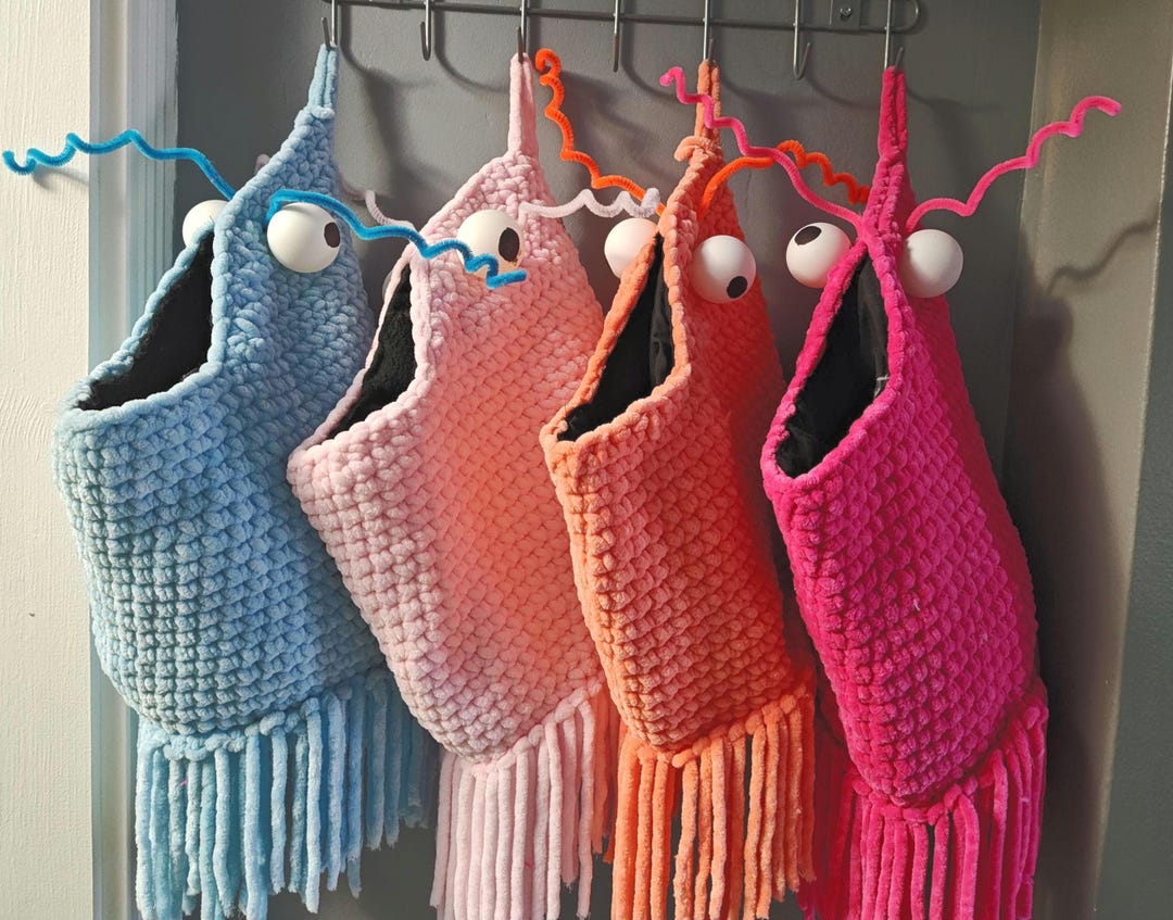 Crocheted Yip Yip Pouch - Etsy