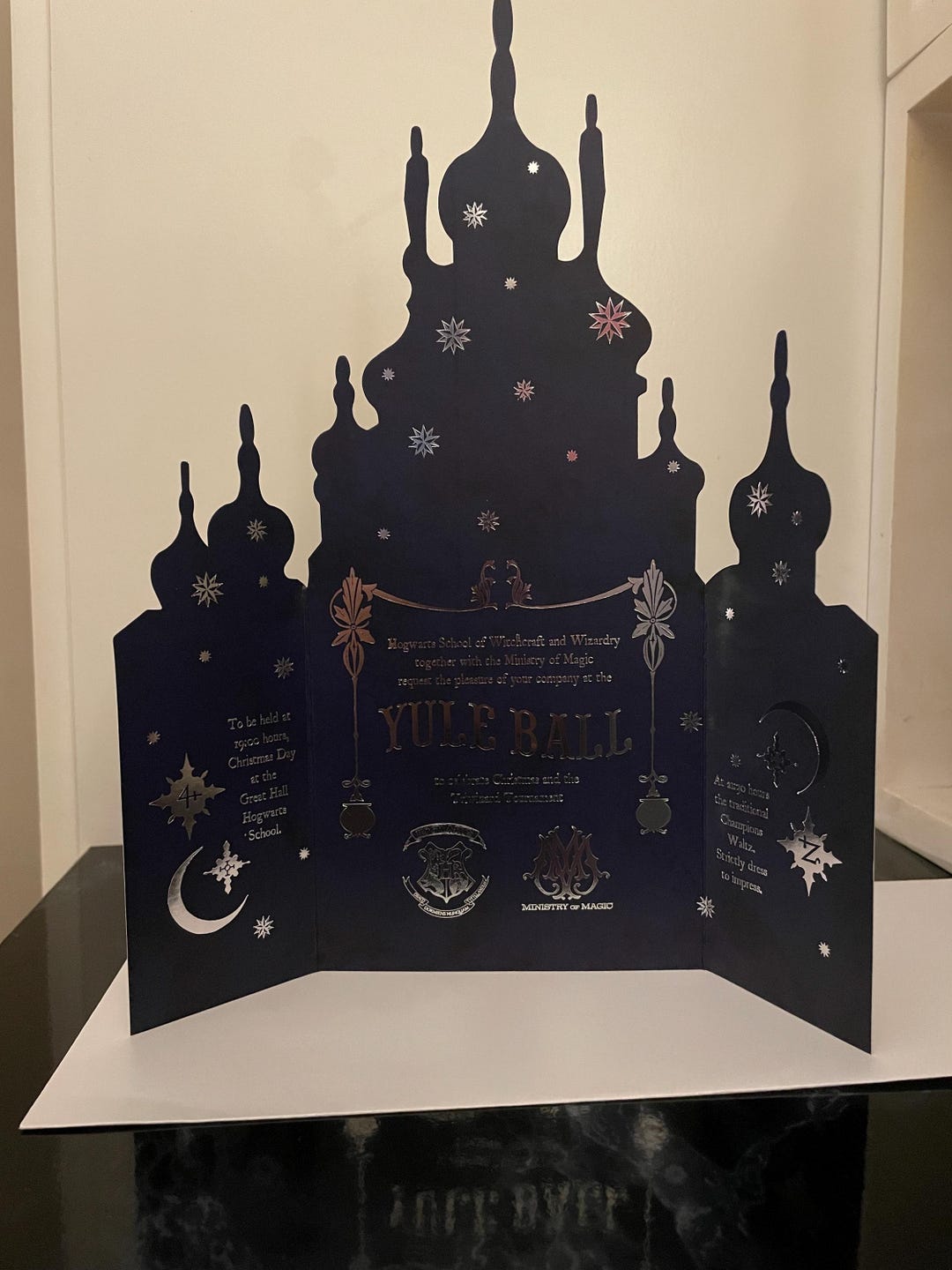 Harry Potter Yule Ball Invitation - Etsy