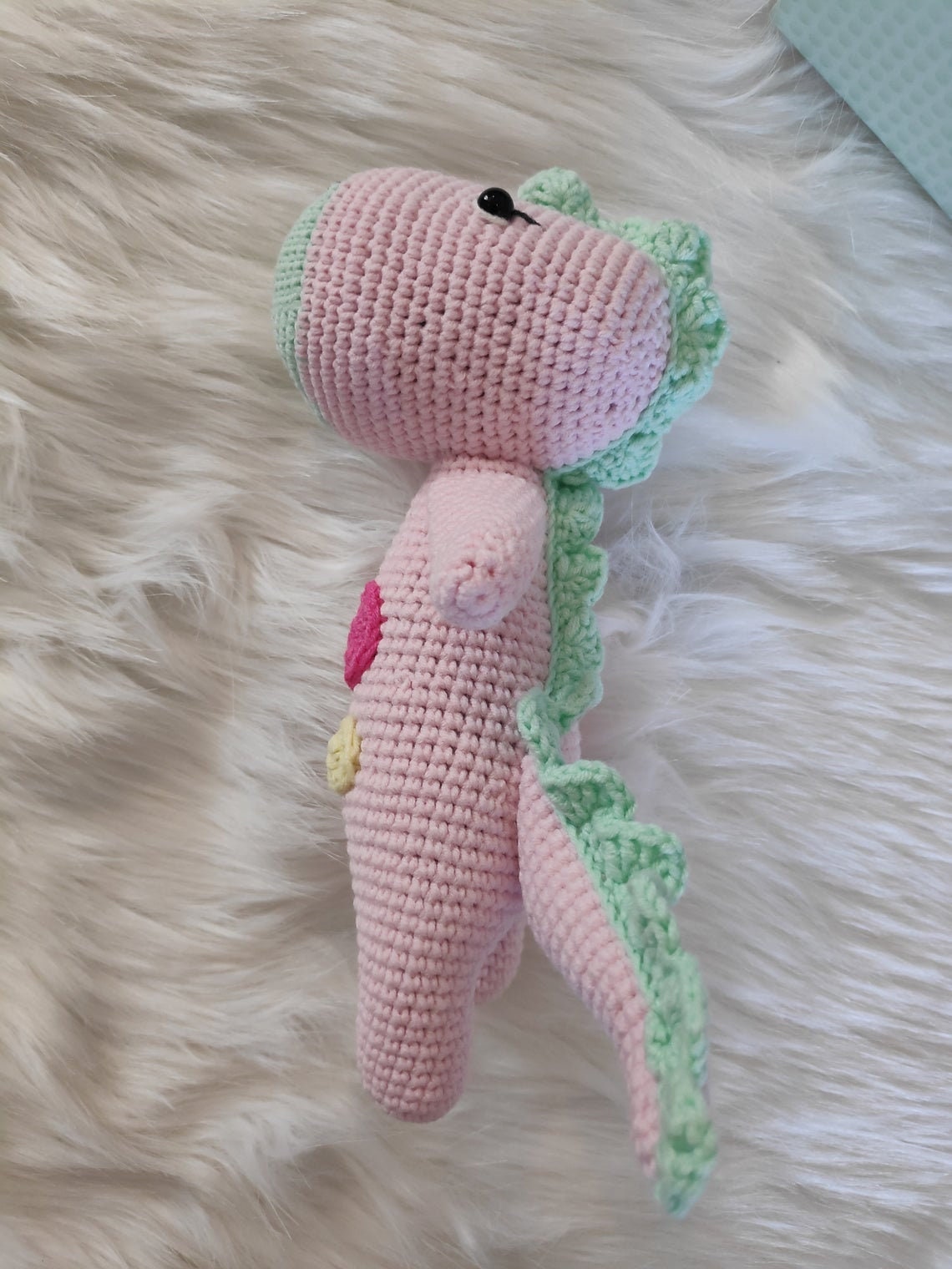 Pink Dinosaur Pattern Amigurumi Crochet Pink T-rex Pattern - Etsy