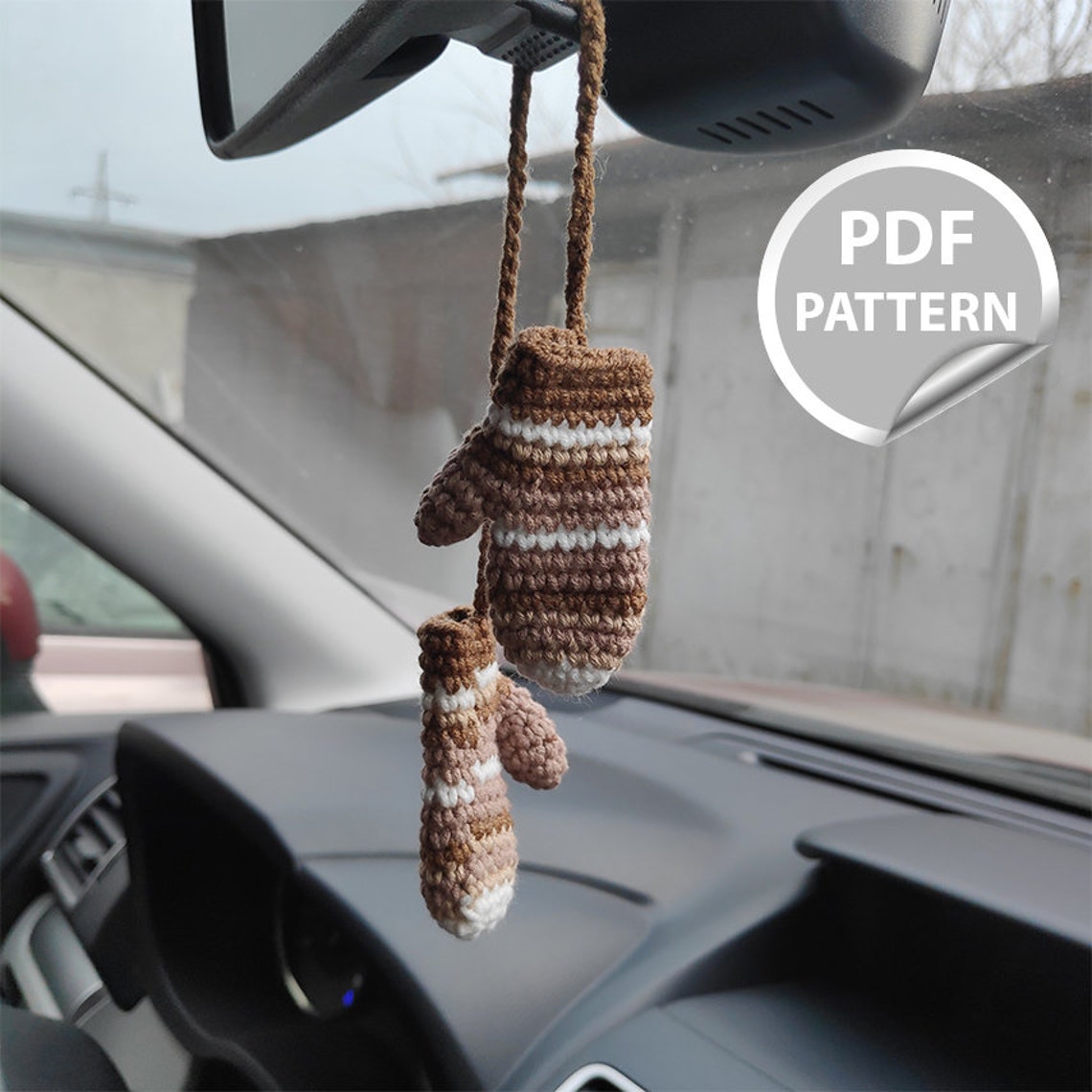 Crochet Bernie Sanders Mittens Pattern Car Charm Bernie - Etsy