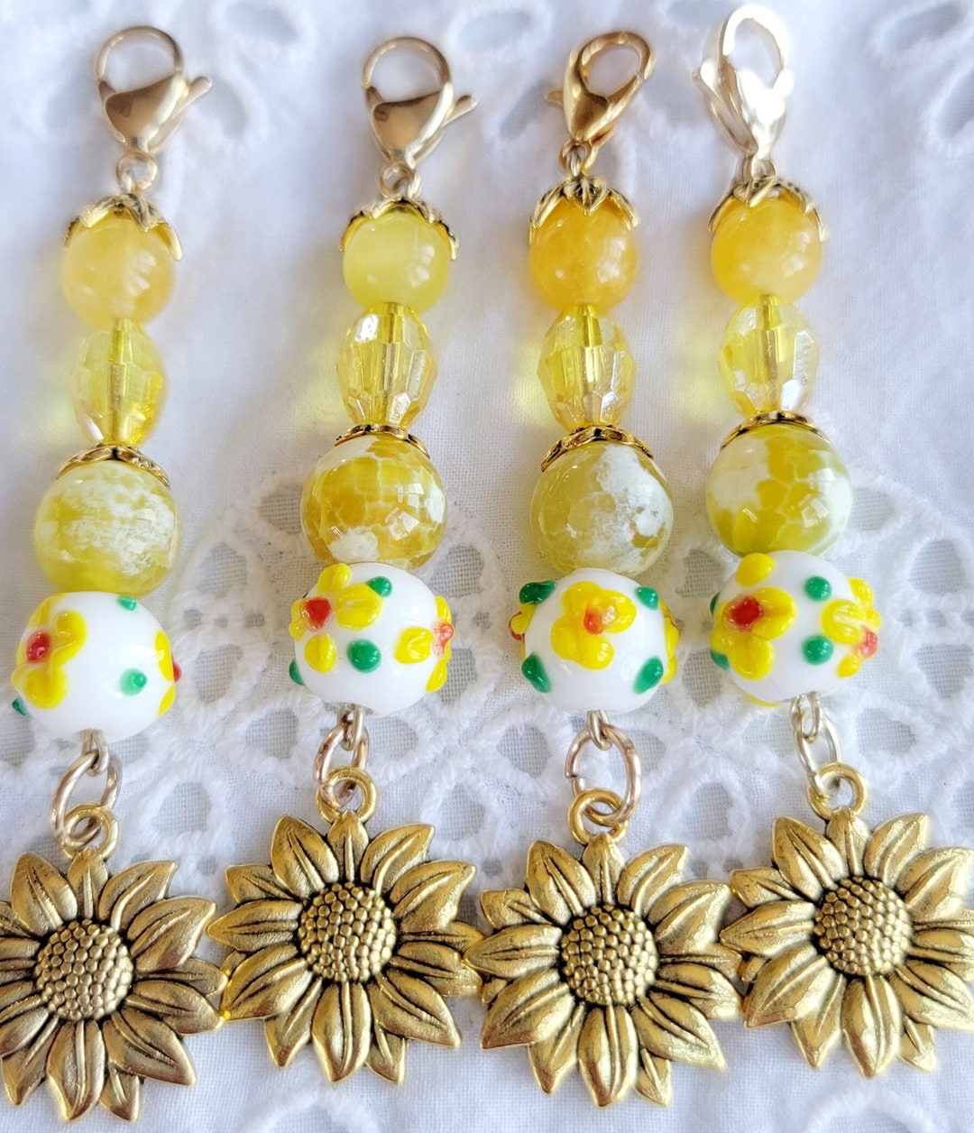 Sunflower Sunshine Fob Project Bags Scissor Fobs - Etsy
