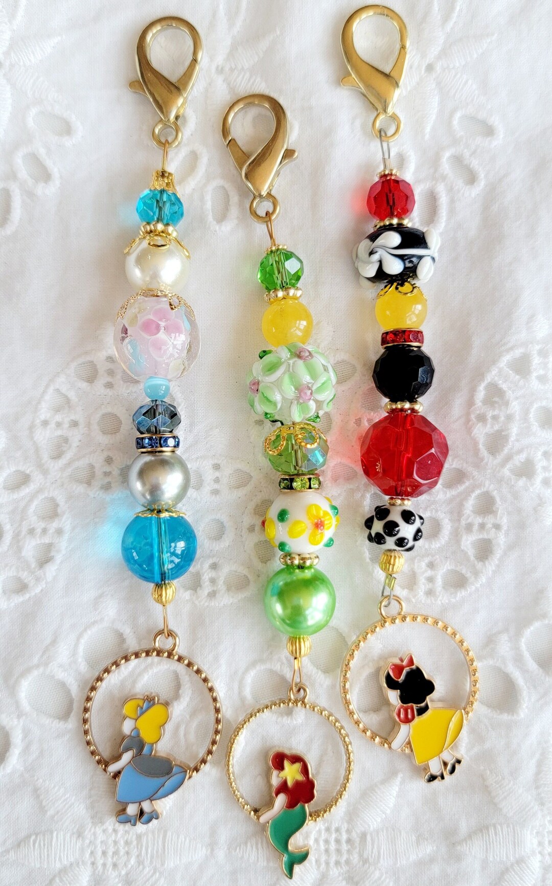 Princess Love Fobs Key Fobs Project Bag Scissor Fob - Etsy