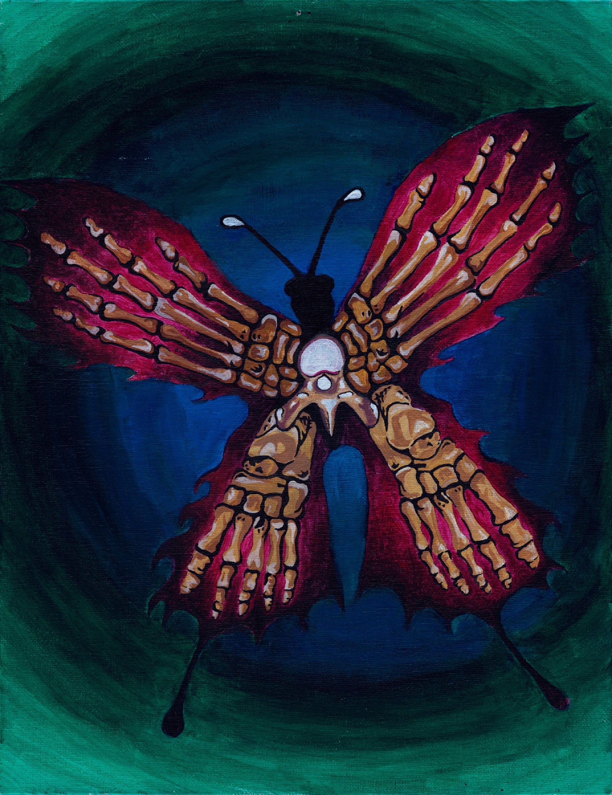 Butterbones Butterfly Bones Hands Feet Vertebrae Moth - Etsy