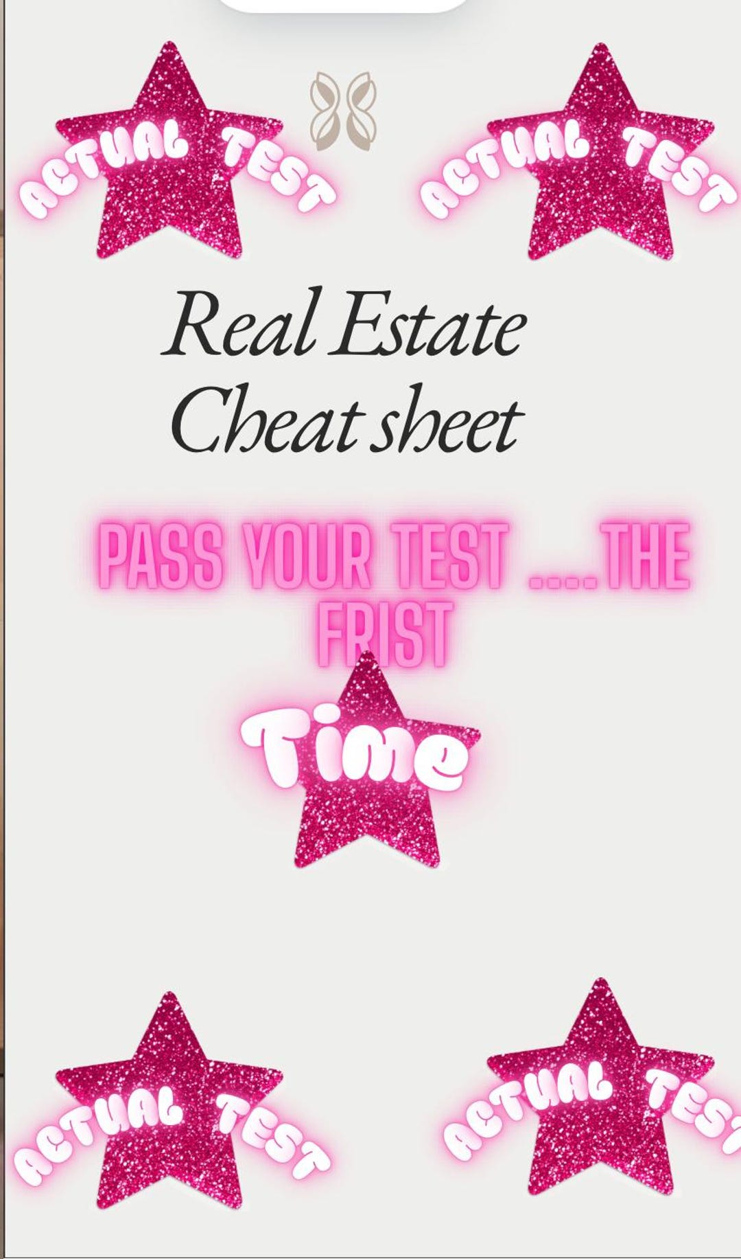 Real Estate Cheat Sheet E-book - Etsy