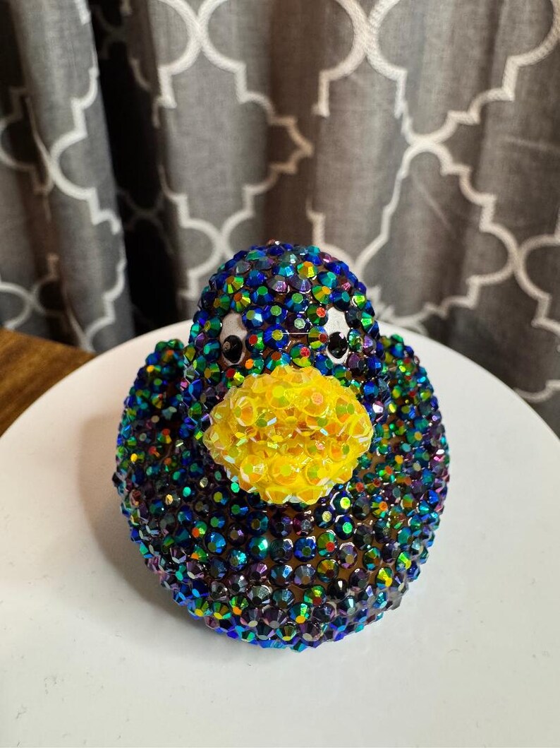 Bedazzled Iridescent Duck - Etsy