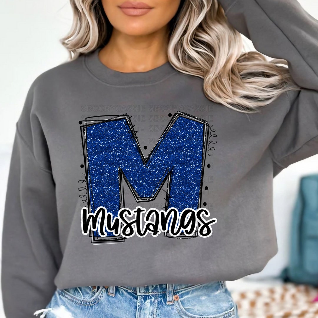 Glitter Letter Mascot Tops/tees/sweatshirts - Various Mascots/teams ...