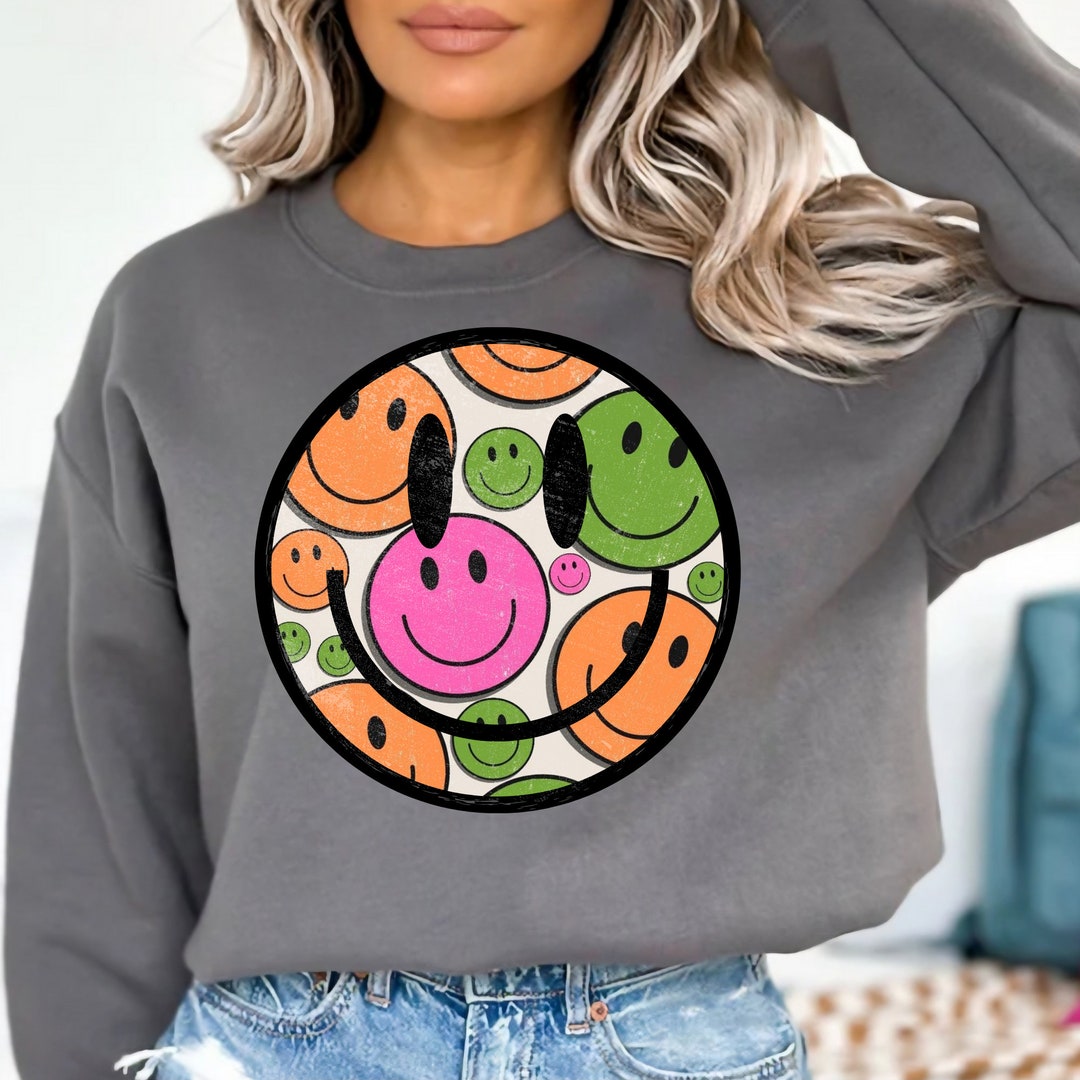 Smiley Face Tees Various Styles/colors Youth/adult Daisy Smiley Face - Etsy