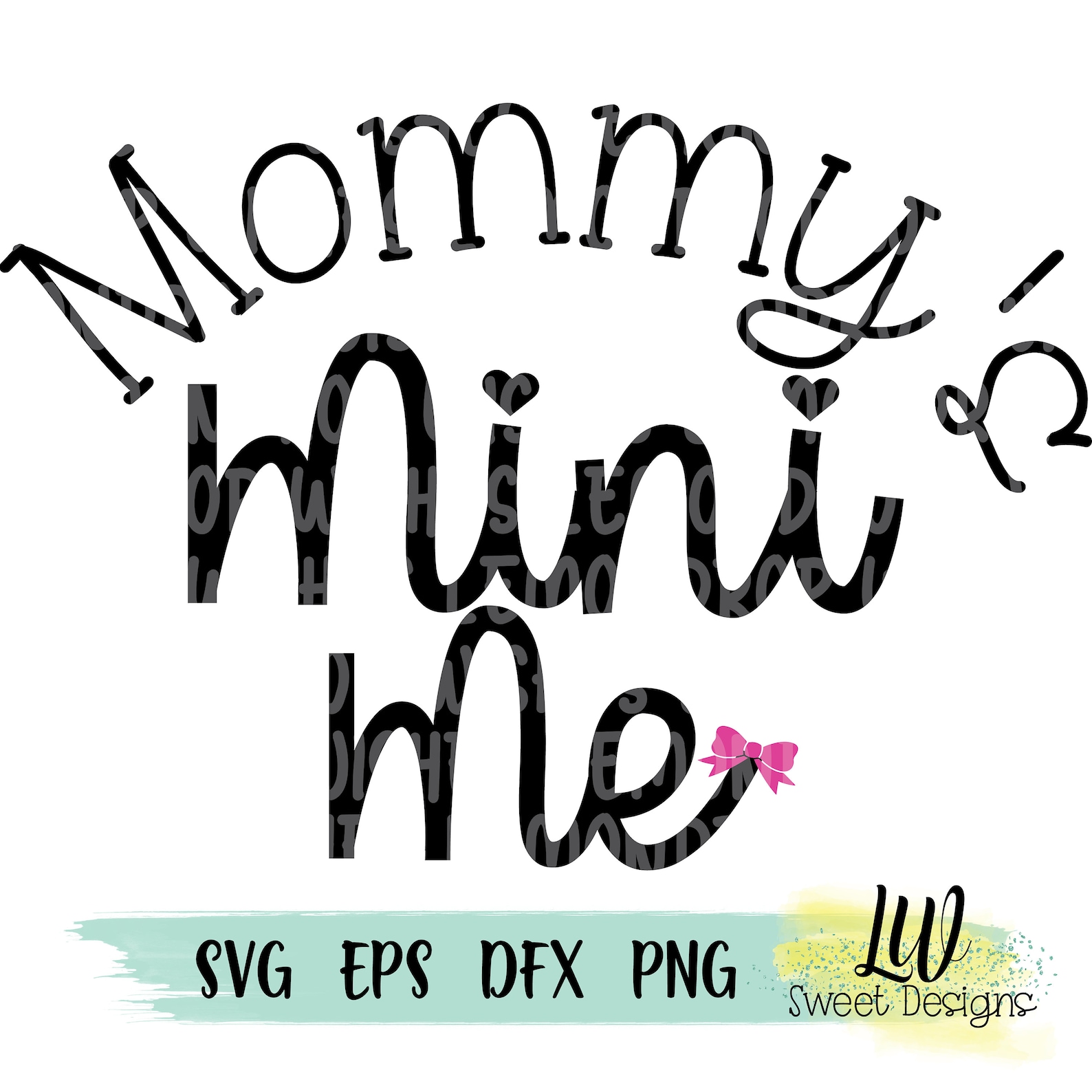 Mommys Mini Me Digital Cut File Svg/ Dxf/ Eps/ Png Files for Silhouette ...
