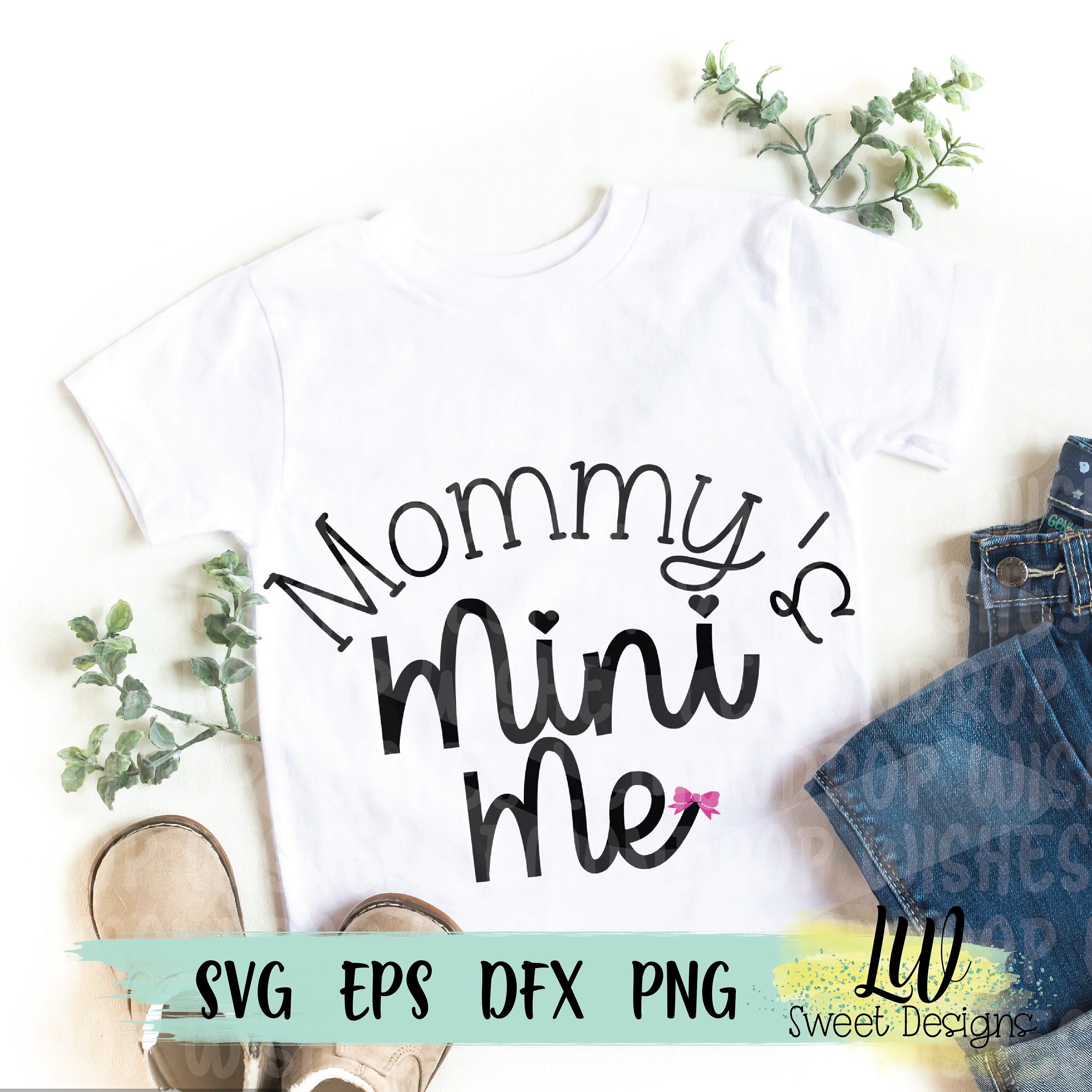 Mommys Mini Me Digital Cut File Svg/ Dxf/ Eps/ Png Files for Silhouette ...