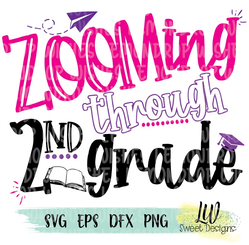 Zooming Through School Digital Cut File Svg/dxf/eps/png Files for ...
