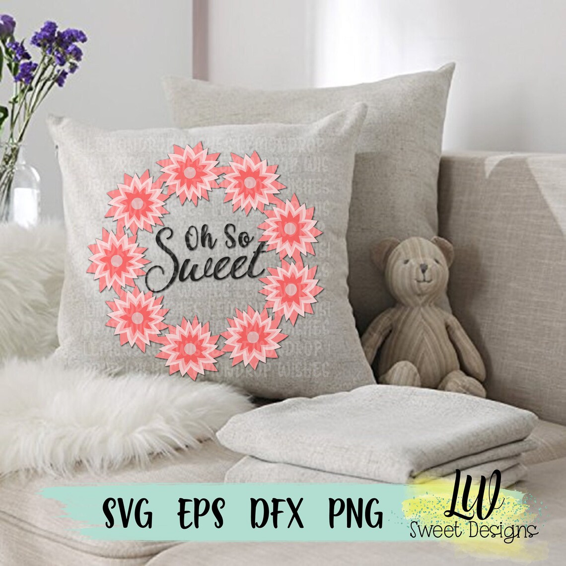 Oh so Sweet, Digital Cut File Svg/ Dxf/ Eps/ Png Files for Silhouette ...
