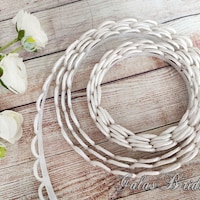 Satin Non-elastic Button Loops for Corset Closure / Bridal Button Loops ...
