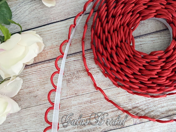 Bloody Red Corset Loops for Corset Lacing Back Bridal Gown | Etsy