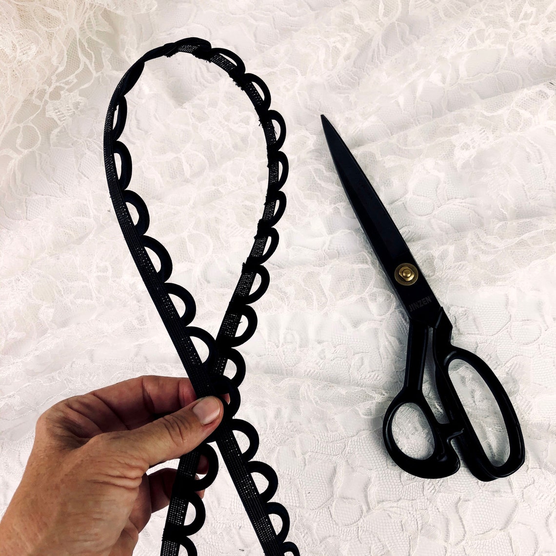 Black Corset Loops for Corset Lacing Back Bridal Gown Satin | Etsy