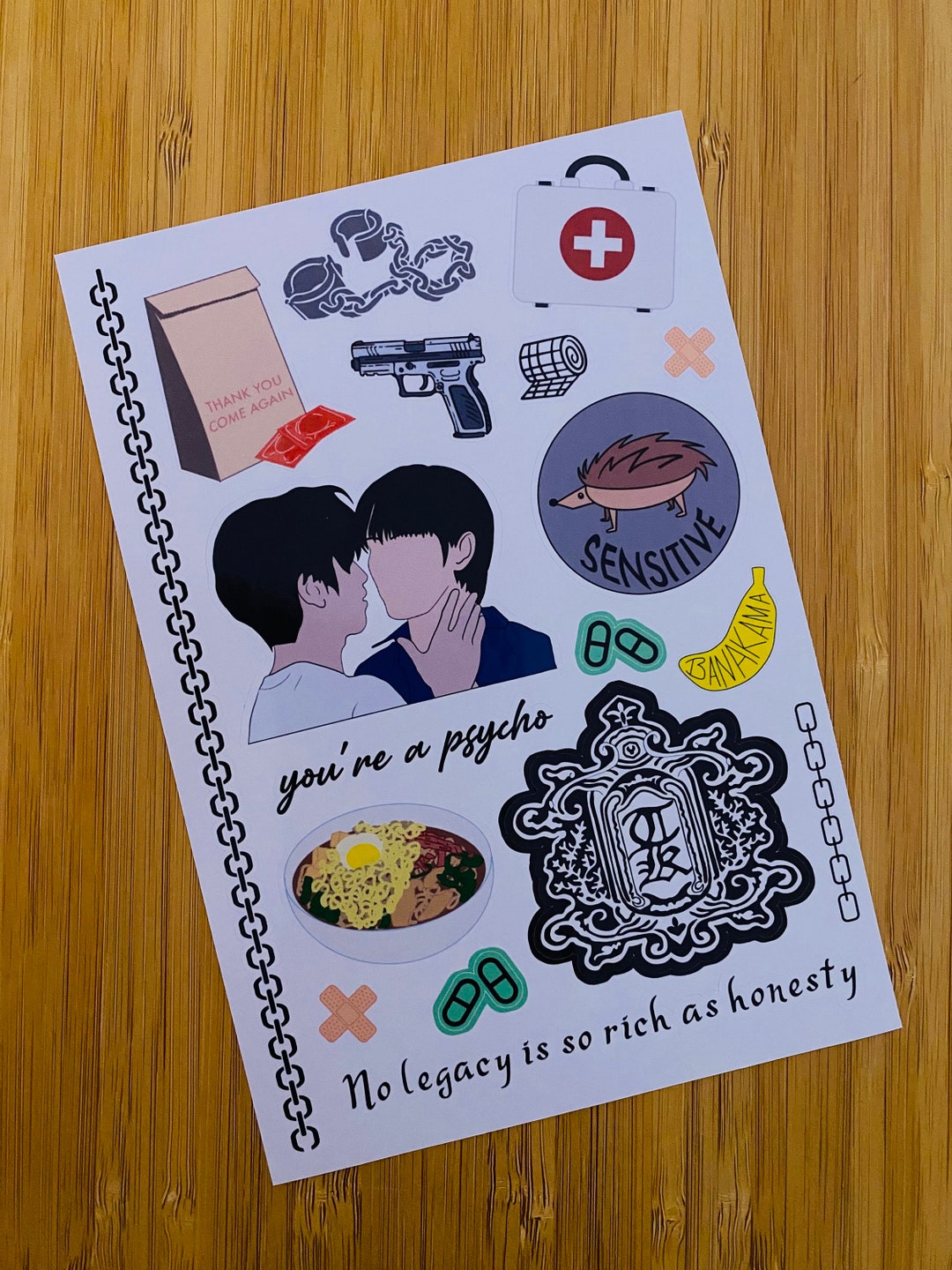 Vegaspete Kinnporsche Sticker Sheet - Etsy Australia