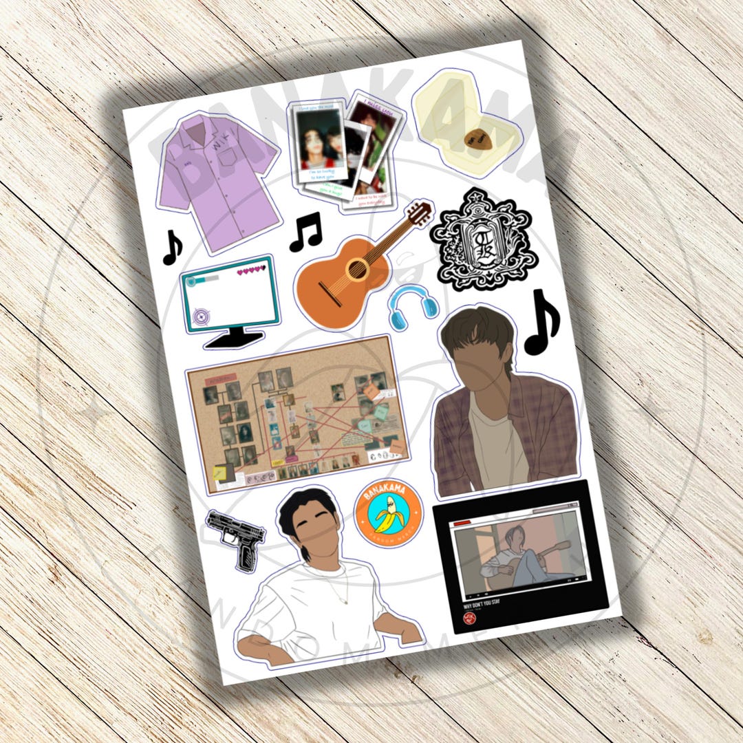 Kinnporsche Kimchay BL Sticker Sheet - Etsy