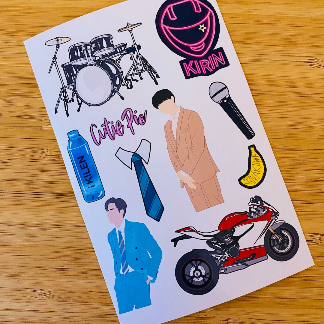 Cutie Pie Sticker Sheet - Etsy UK