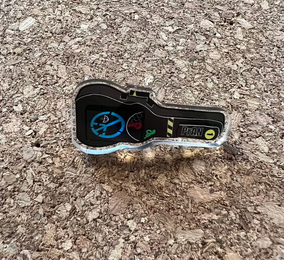 Bad Buddy Guitar Acrylic Pin - Etsy
