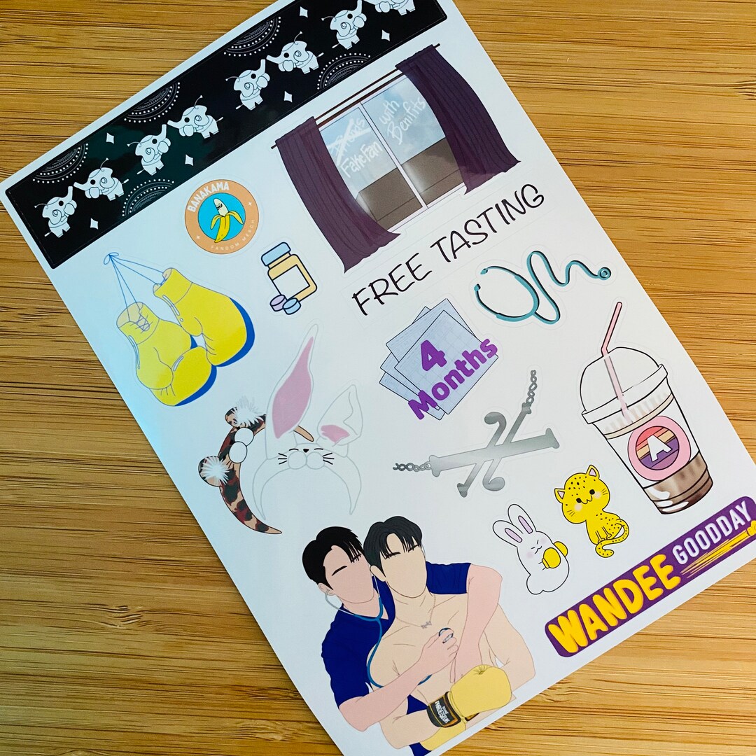 Wandee Goodday Sticker Sheet - Etsy