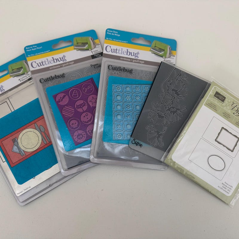 Cuttlebug Embossing Folders - Etsy