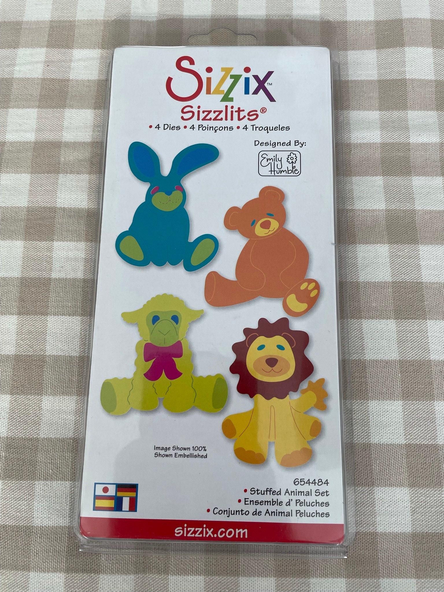 Brand New Sizzix Sizzlits Die Sets 3or4dies Each Package/stuffed Animal ...
