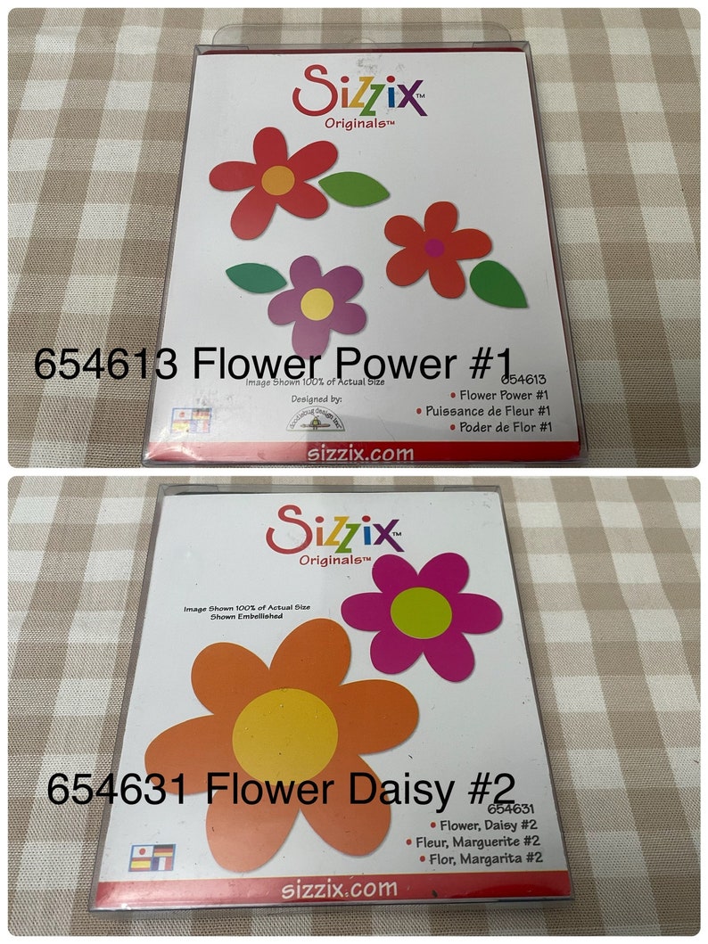 Gentry Used Sizzix Flower/ Daisy/ Hydrangea/ Vines/ Sunflower/ Tulip ...