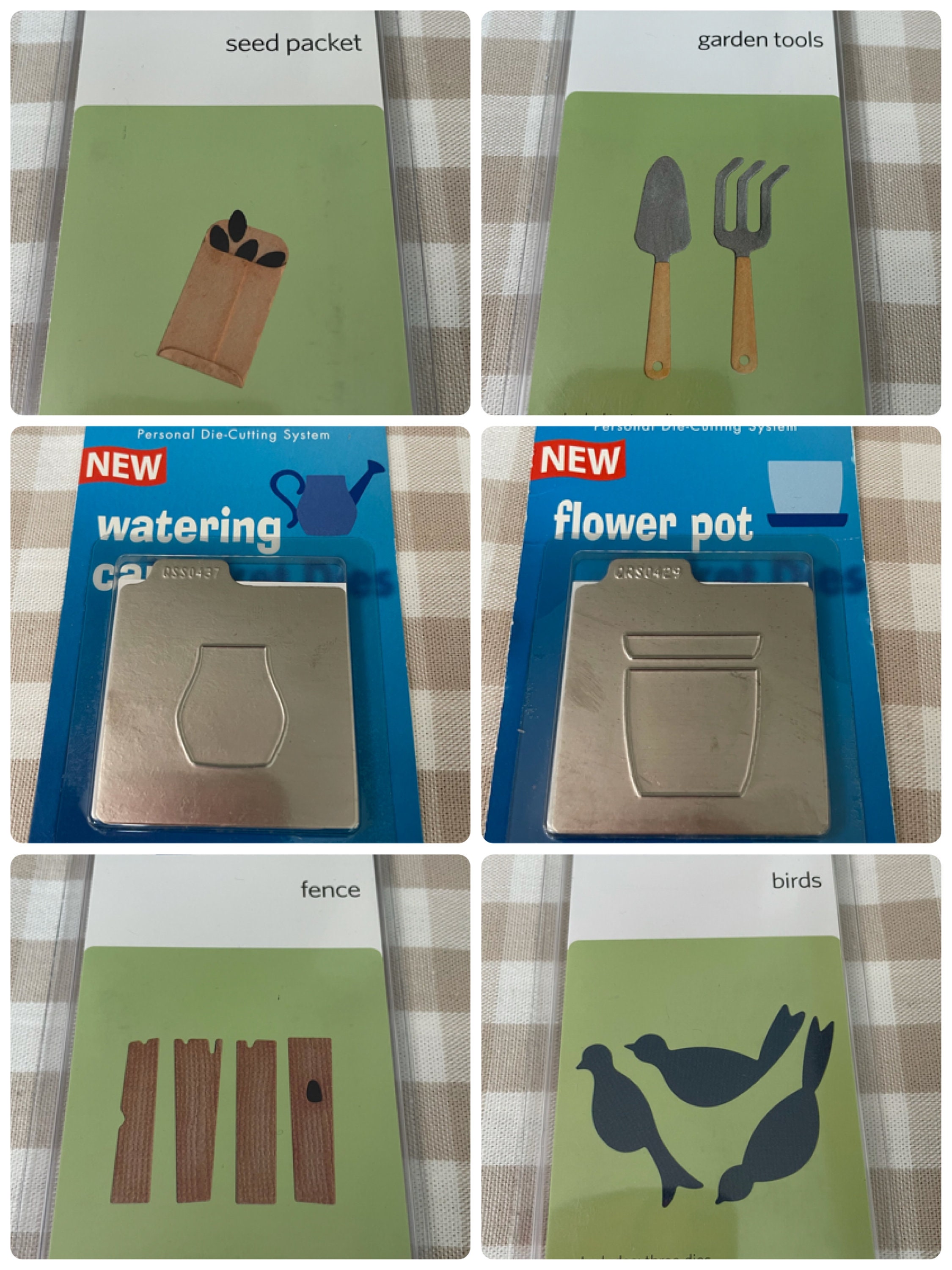 Brand New! Quickutz 2"x2" Dies Group2 / Quickutz Garden Dies/ Quickutz ...