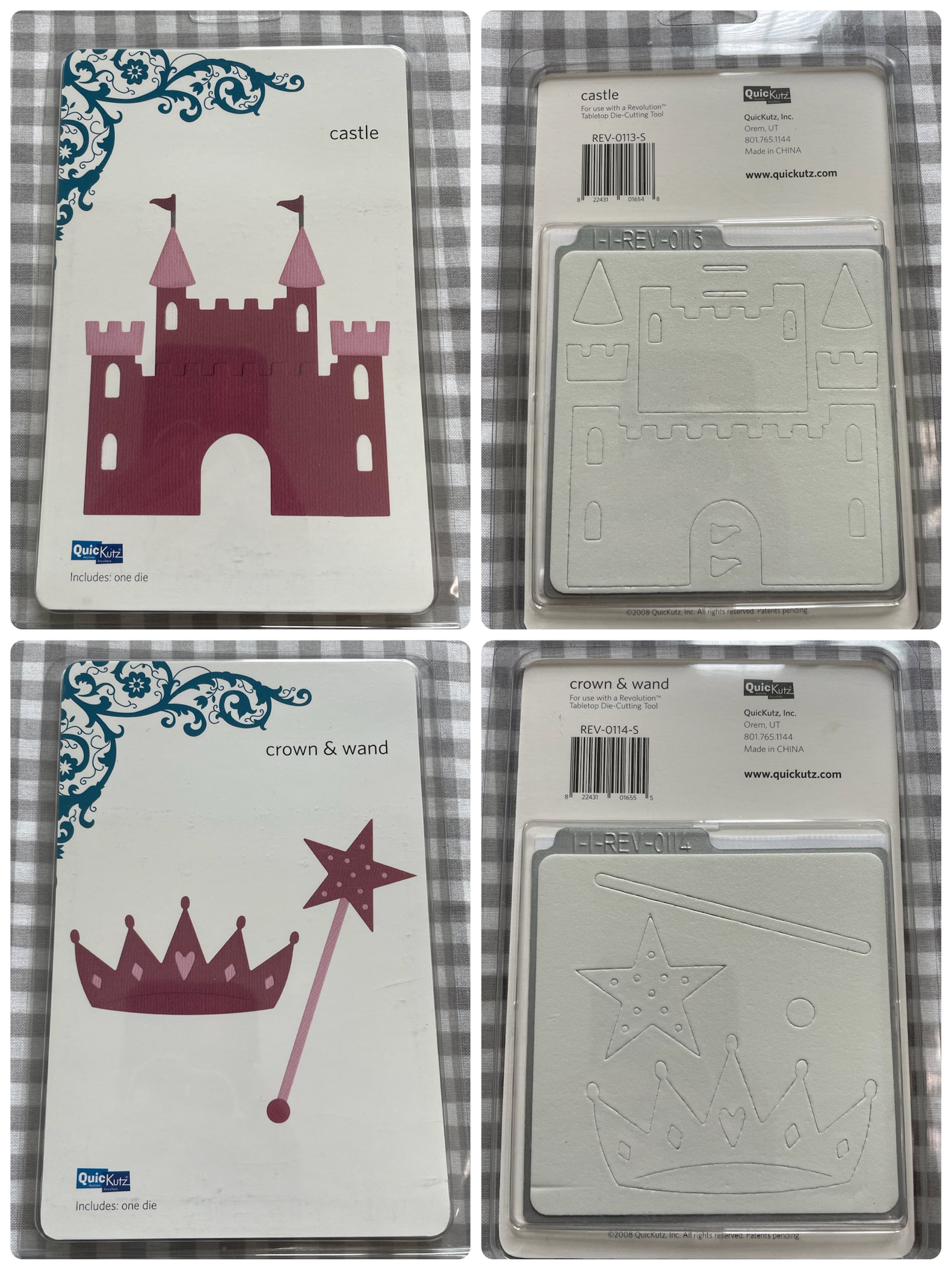 USED! Good Condition! Quickutz 4"x4" Dies / Quickutz Revolution Die ...