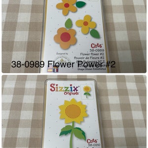 Gentry Used Sizzix Flower/ Daisy/ Hydrangea/ Vines/ Sunflower/ Tulip ...