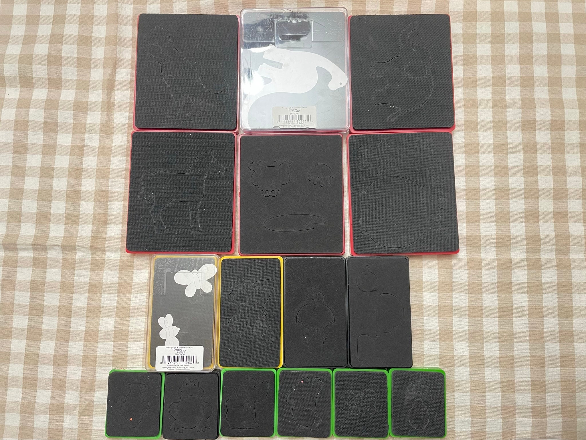 Gentry Used Sizzix Tyrannosaurus/brontosaurus/ Elephant/horse/ Frog ...