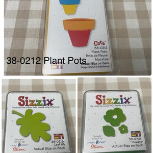 Gentry Used Sizzix Flower/ Daisy/ Hydrangea/ Vines/ Sunflower/ Tulip ...