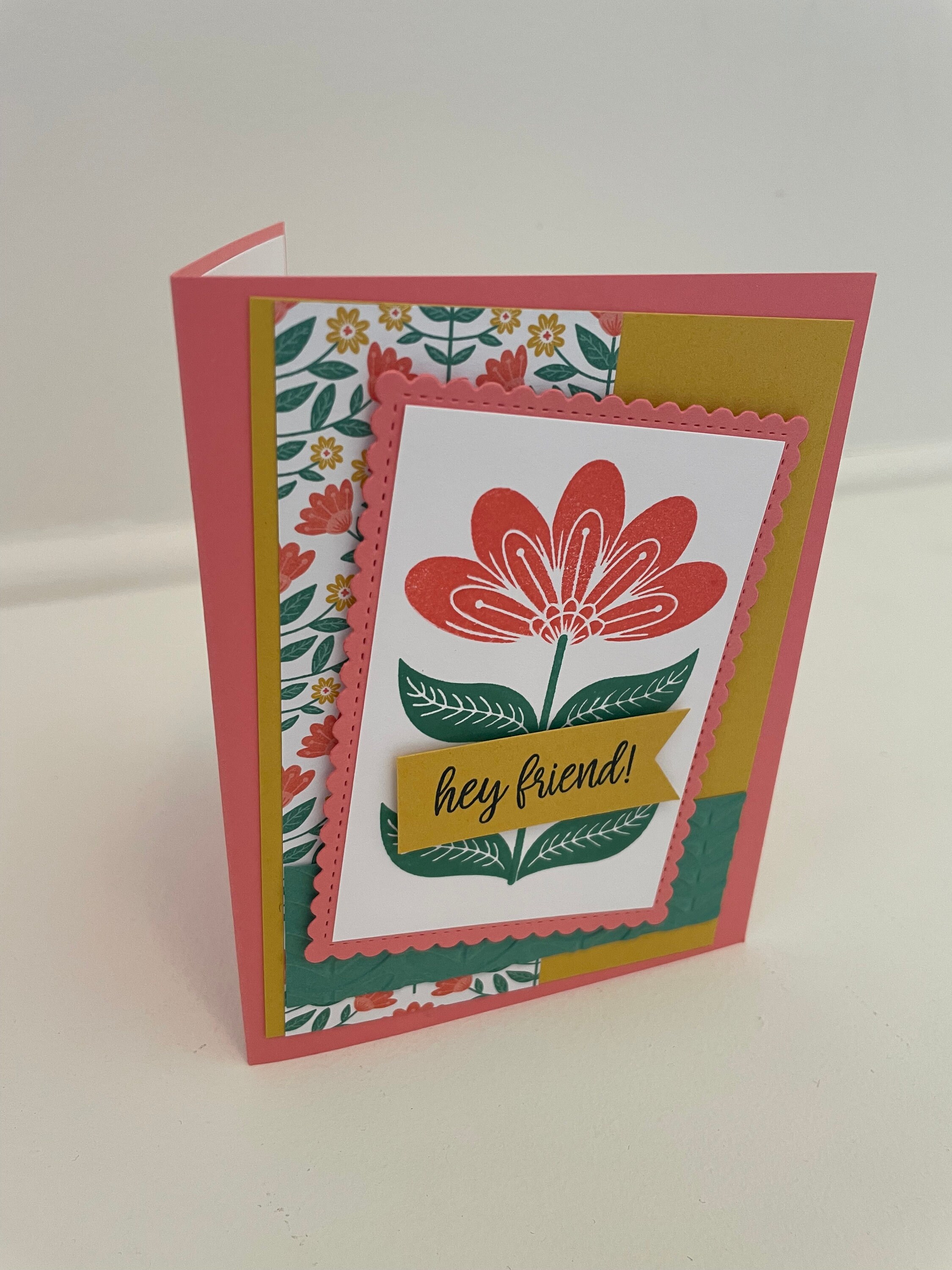 Stampin'up Handmade in Symmetry Card birthday Card/ Thank You Card ...