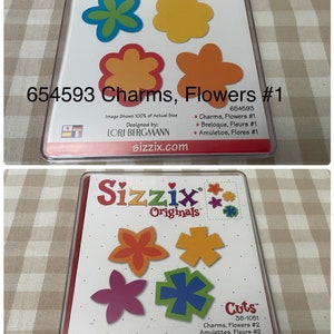 Gentry Used Sizzix Flower/ Daisy/ Hydrangea/ Vines/ Sunflower/ Tulip ...