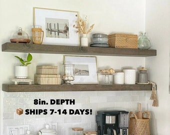 72 Inch Floating Shelves | Etsy