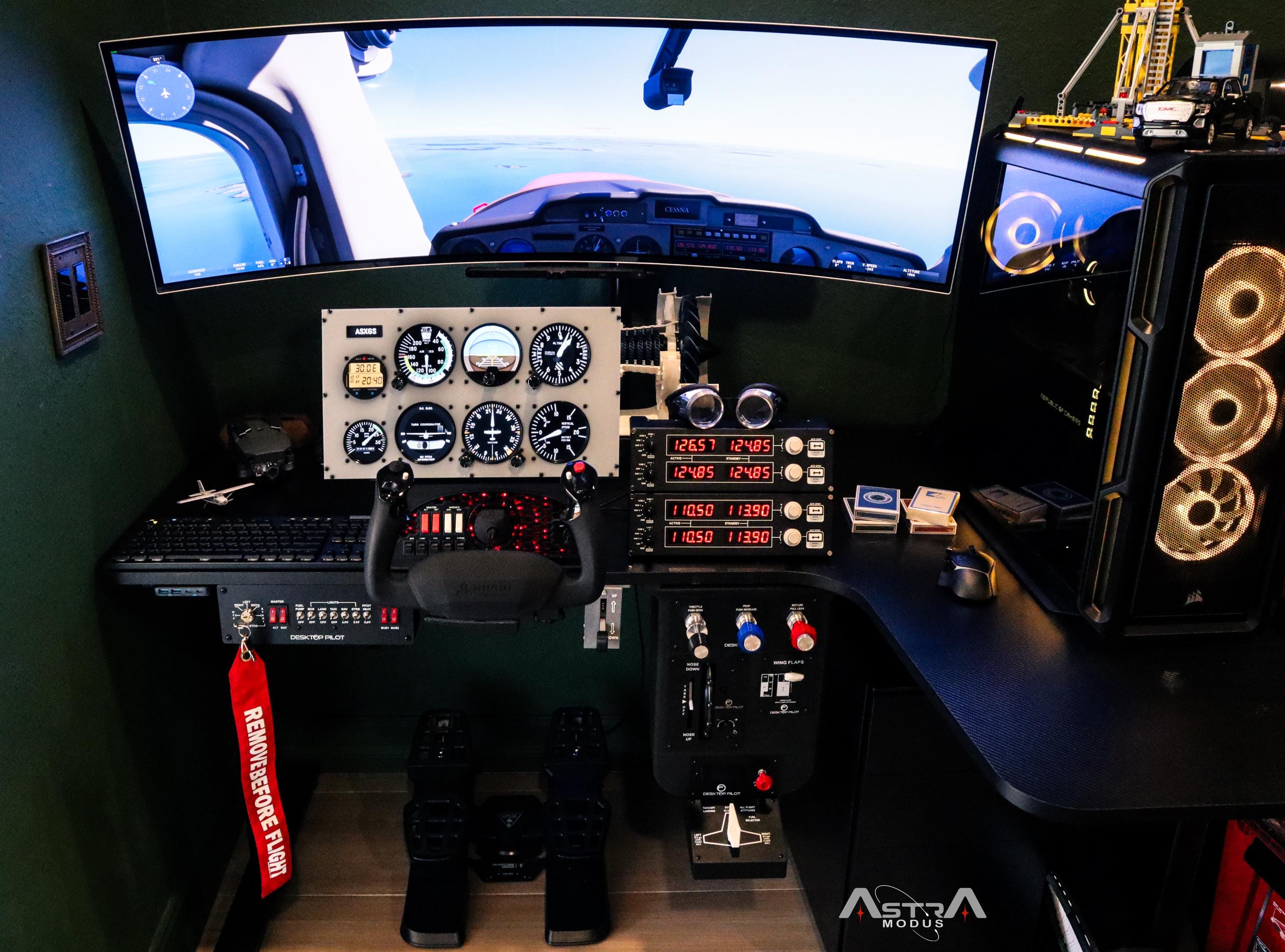 Modular Flight Simulator Pedestal Mount – Compatible With Desktop Pilot ...