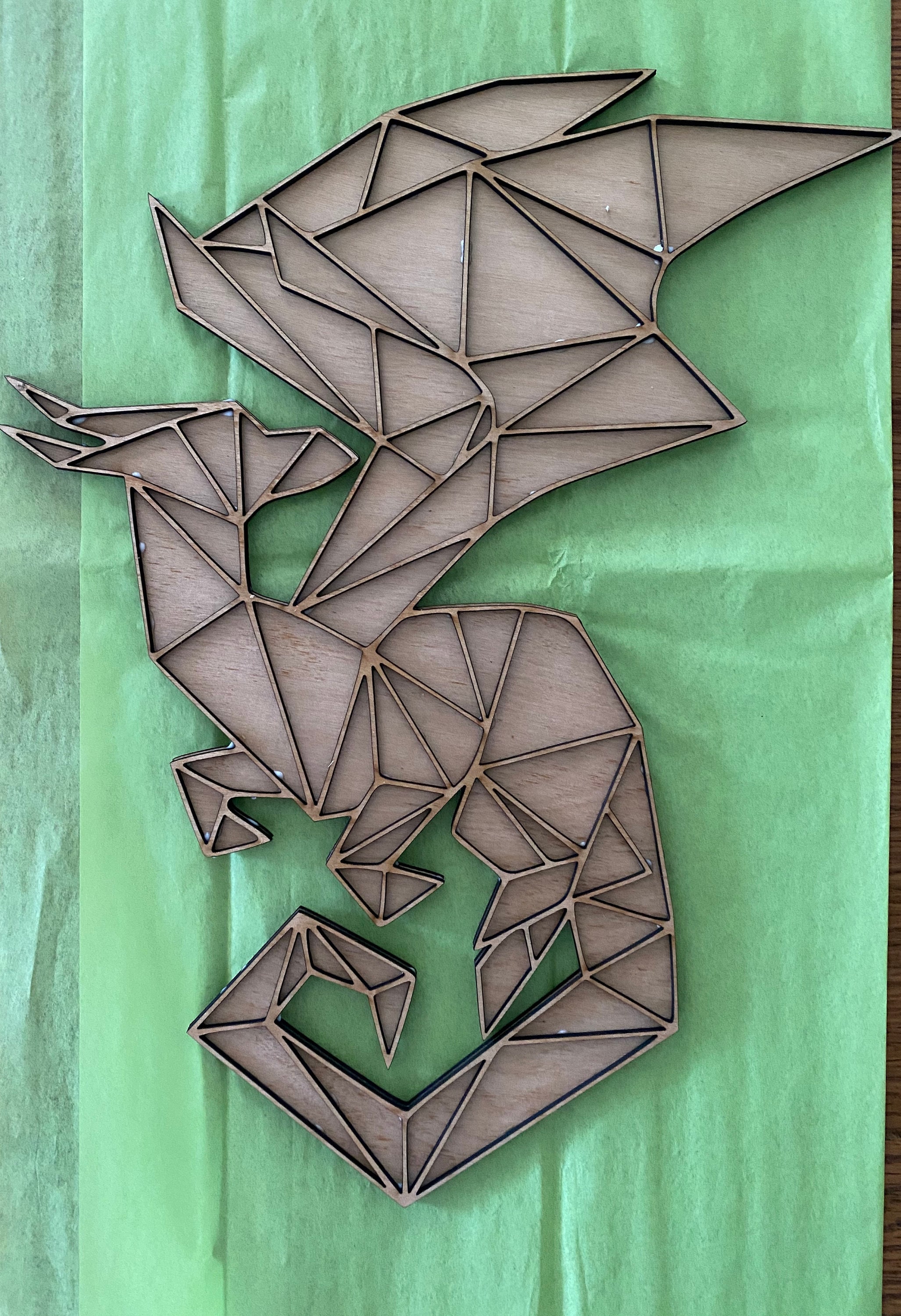 Polygon Dragon SVG - Etsy