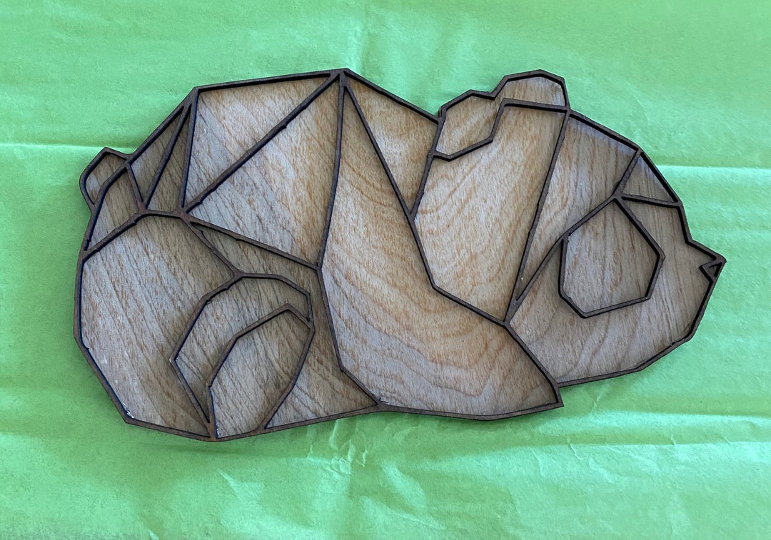 Panda Polygon SVG - Etsy