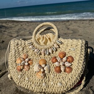 Conch Shell Bag, Women's Shell Summer Bag, Beach Purse, Shell Summer ...