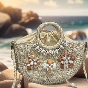 Conch Shell Bag, Women's Shell Summer Bag, Beach Purse, Shell Summer ...