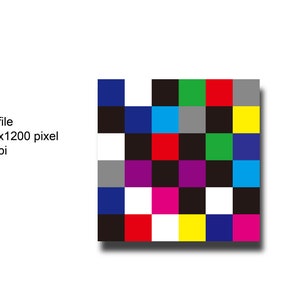 Pixel Art, Modern Art, Digital Prints,wall Art - Etsy