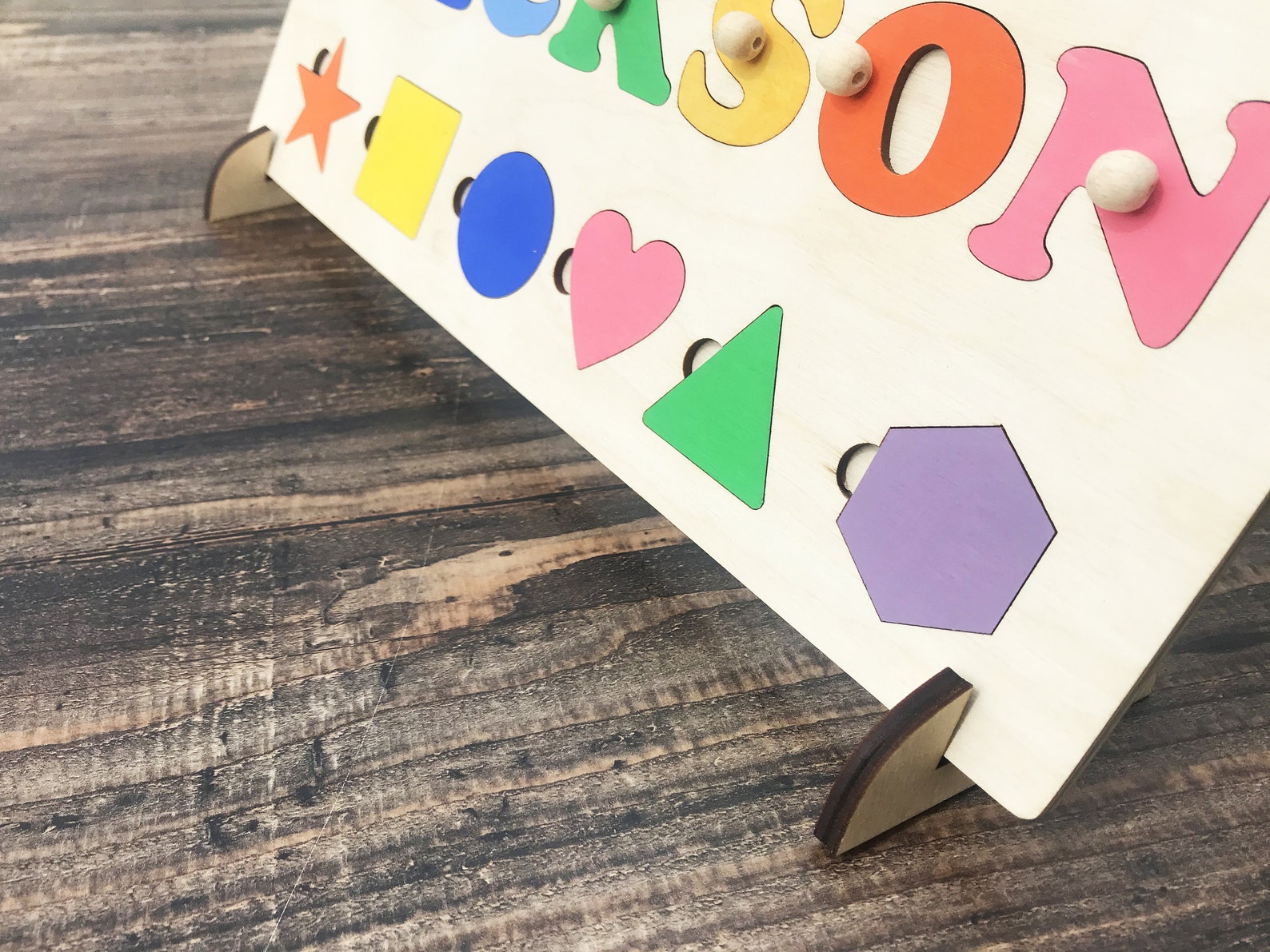 Accessory Wooden Puzzle Holder Wood Stand for Busy Board Stand - Etsy